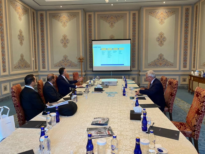 CBYO koordinasyonunda Türkiye’ye gelen BAE Heyeti ile Çırağan Sarayında ...