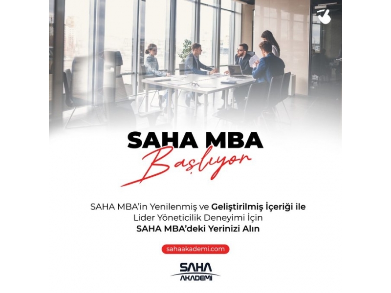 SAHA MBA başvuruları devam ediyor! - SAHA İstanbul